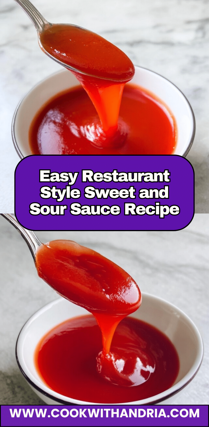 Restaurant Style Sweet and Sour Sauce Recipe | Quick & Tangy